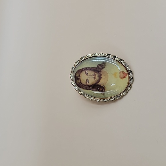 Jewelry | Vintage Sacred Heart Of Jesus Christ Pin Lapel Relic Gold ...